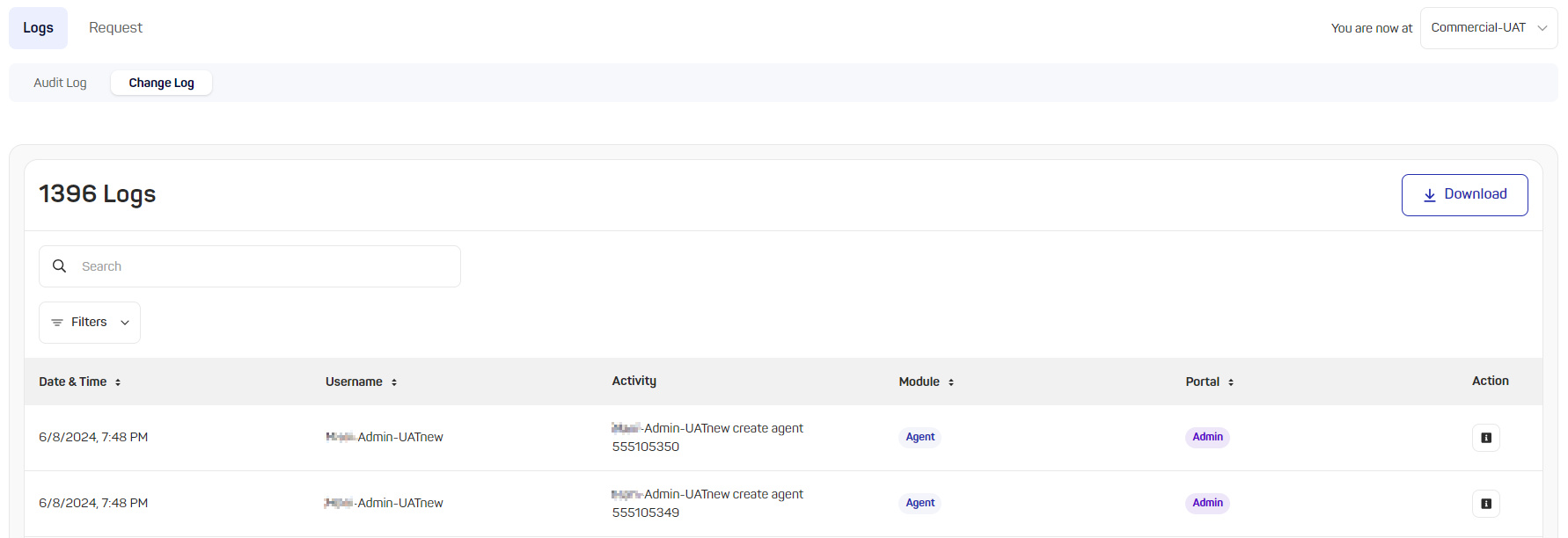 Logs - Change Log – Toku