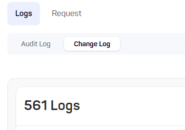 Logs - Change Log – Toku